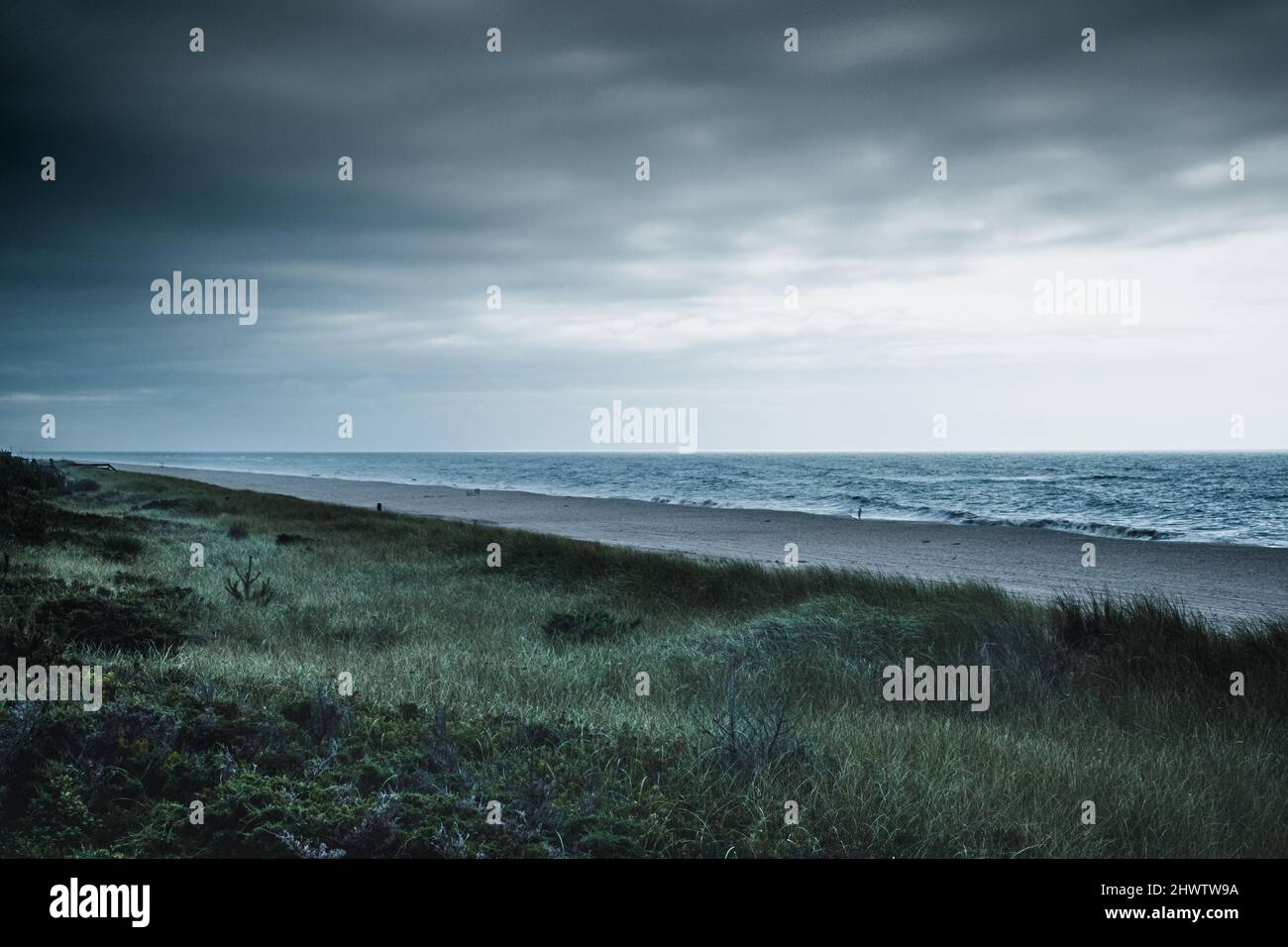 Rainy beach morning hi-res stock photography and images - Alamy