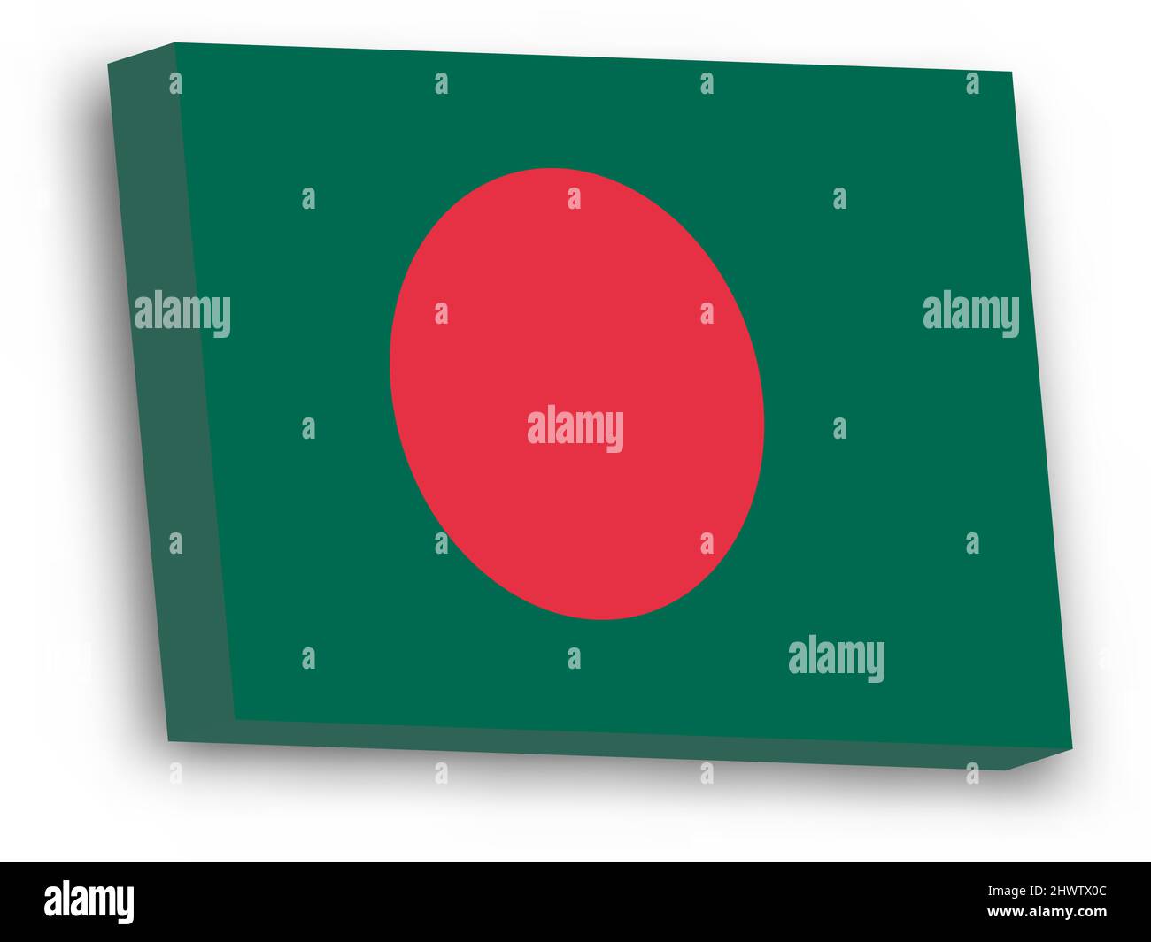3D vector flag of Bangladesh Stock Vector Image & Art - Alamy