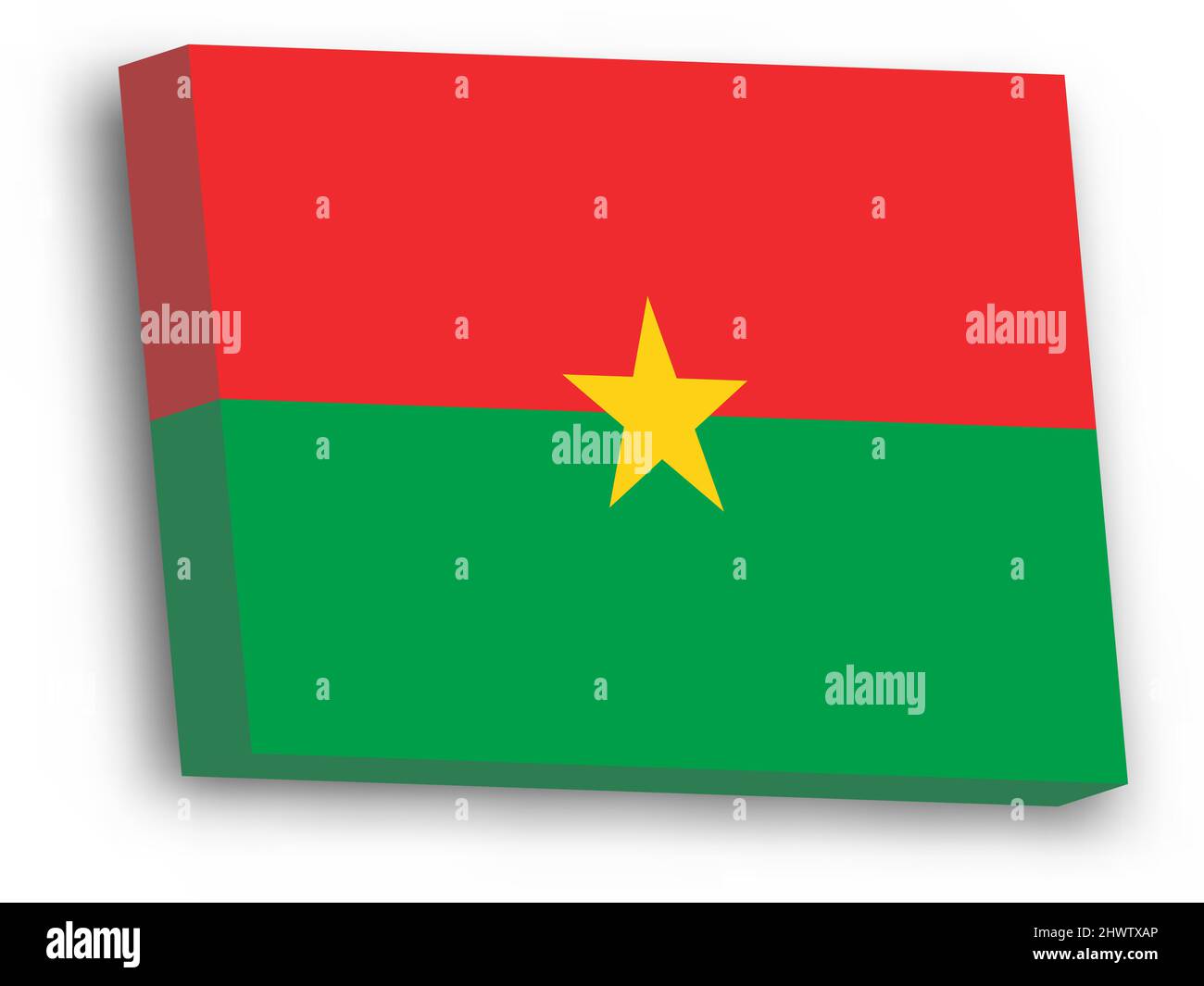3d illustration burkina faso Stock Vector Images - Alamy