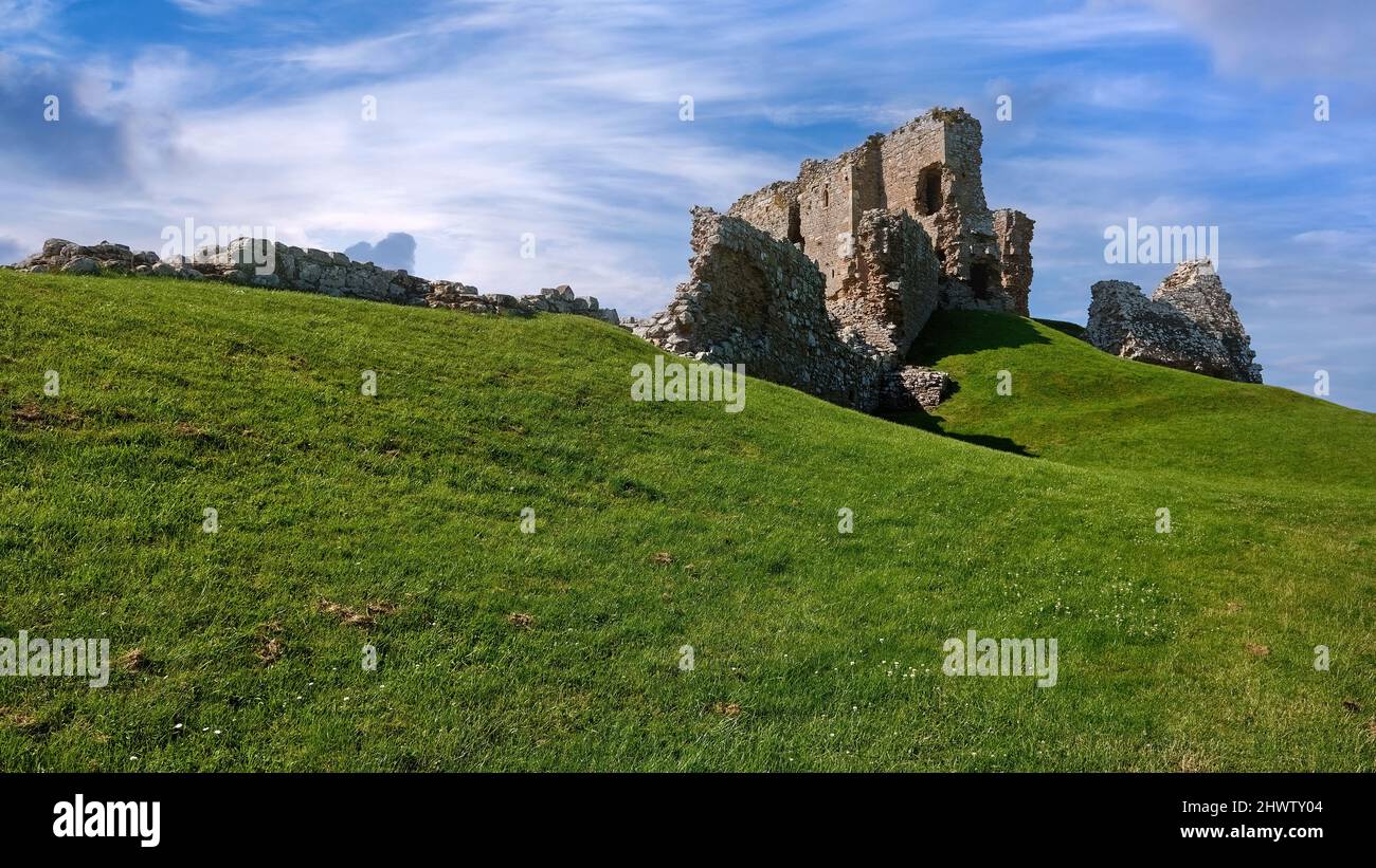 Duffus Castle, Moray Stock Photo - Alamy