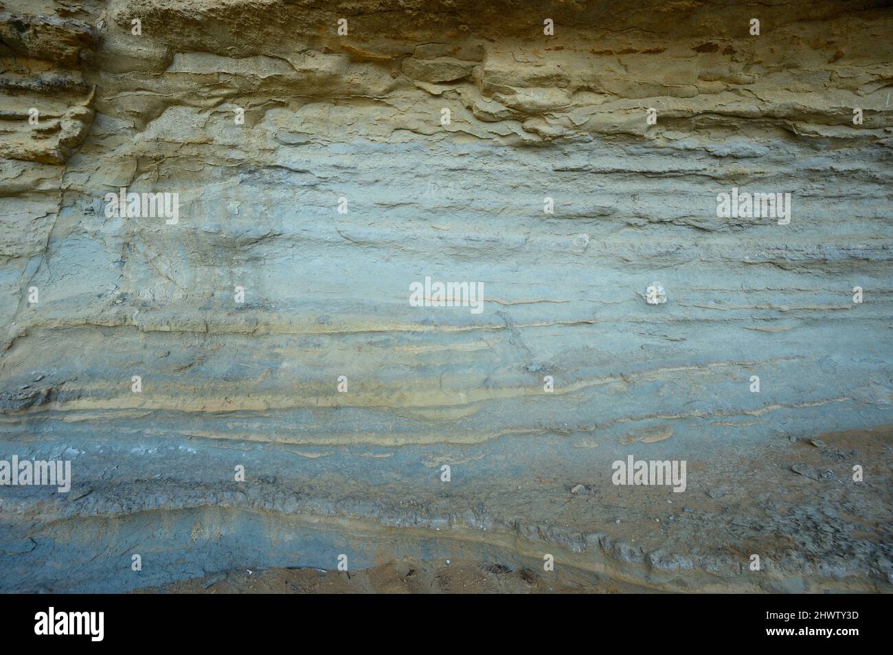 Rubble beach top view. Oceanfront structure on atlantic beach ...