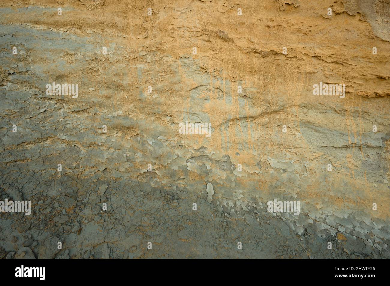 Rubble beach top view. Rock ocean pattern. Multicolor rocky on ocean ...