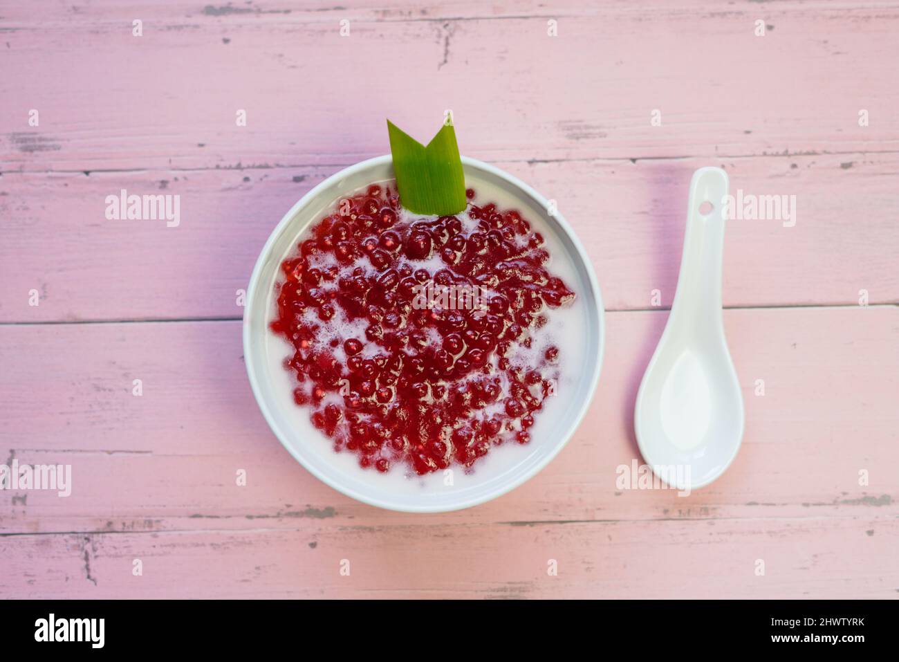 Indonesian traditional sweet porridge for dessert and very famous ...