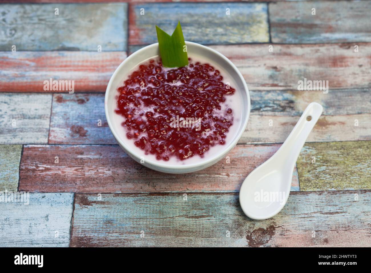 Indonesian traditional sweet porridge for dessert and very famous ...
