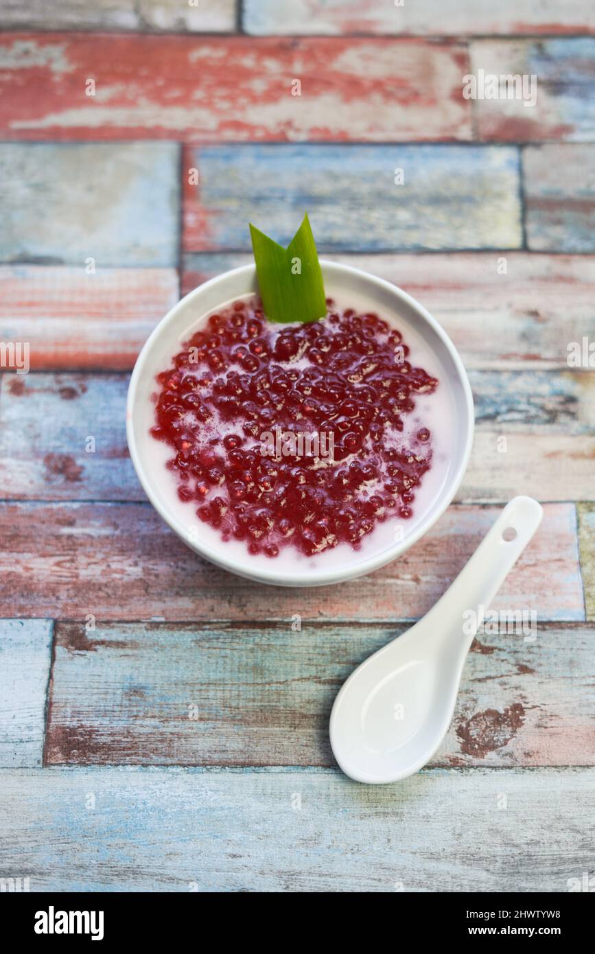 Indonesian traditional sweet porridge for dessert and very famous ...