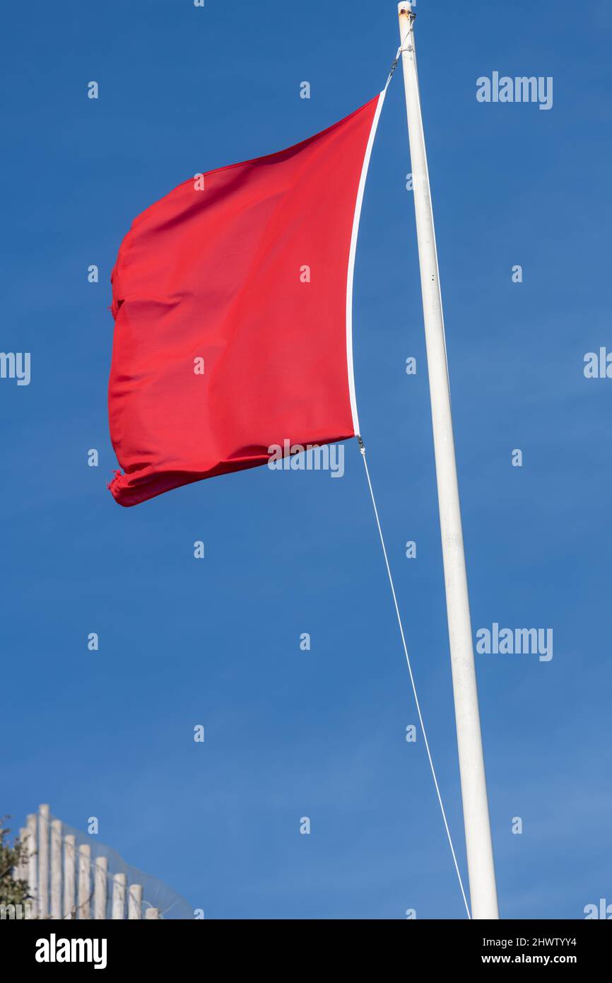 Rifle range red flag hi-res stock photography and images - Alamy
