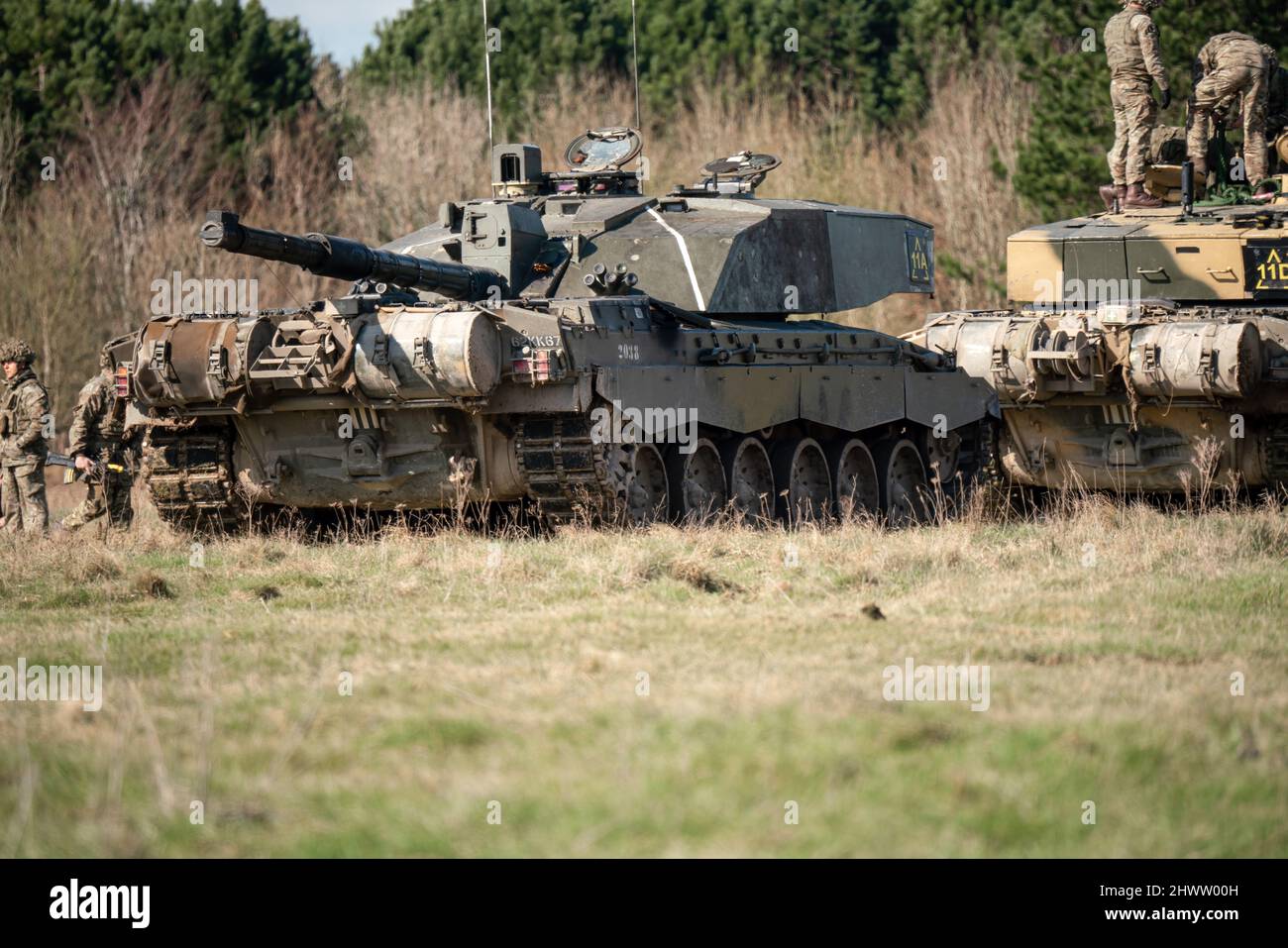 Military Tanks In Action