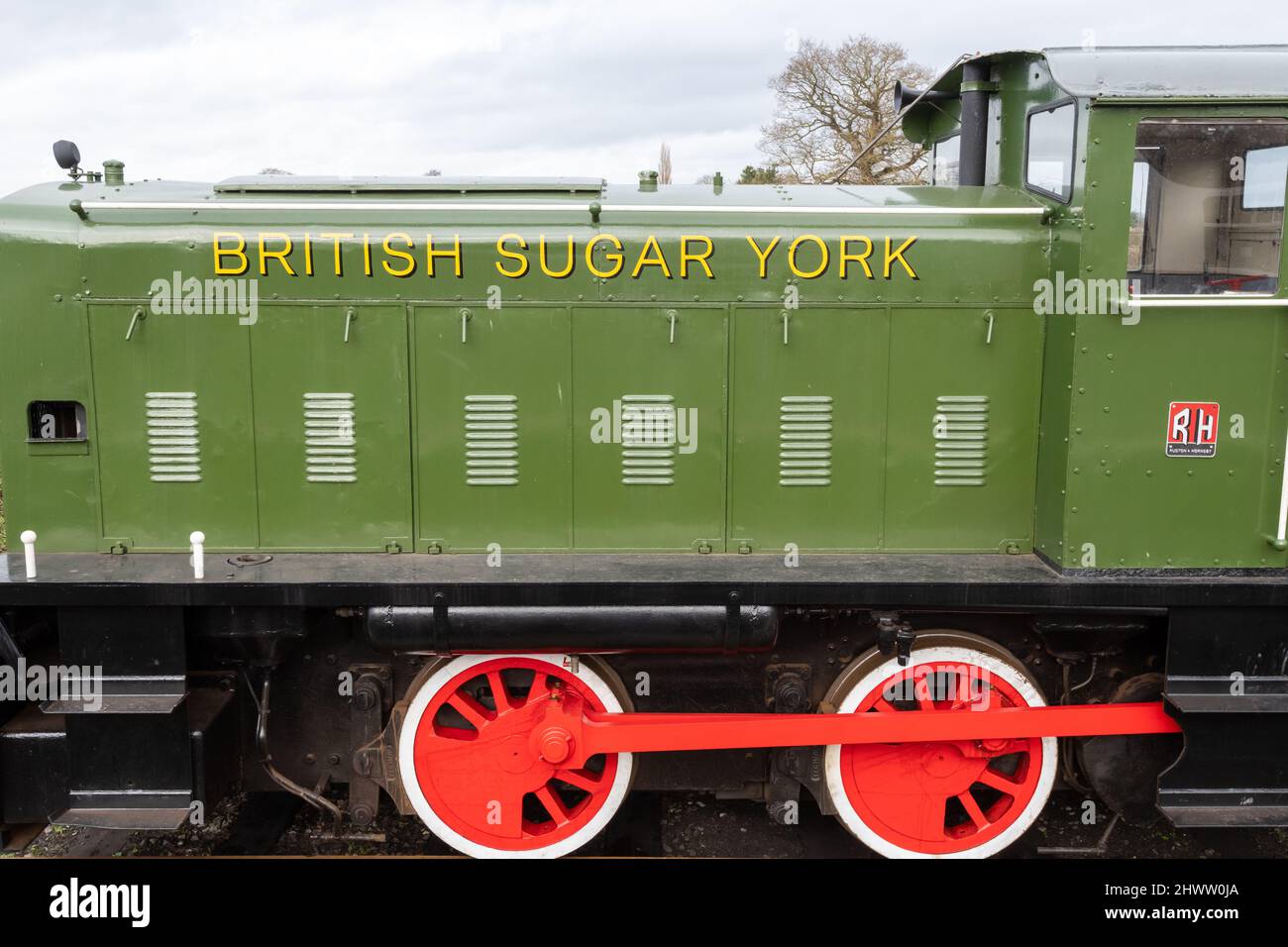 York.Yorkshire.United Kingdom.February 16th 2022.A Ruston and Hornsby ...