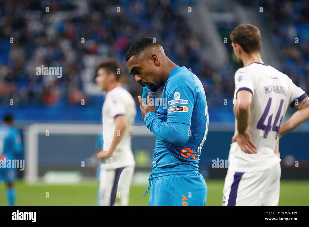 Malcom Filipe Silva de Oliveira, commonly known as Malcom (No.10) of Zenit compete during the ...