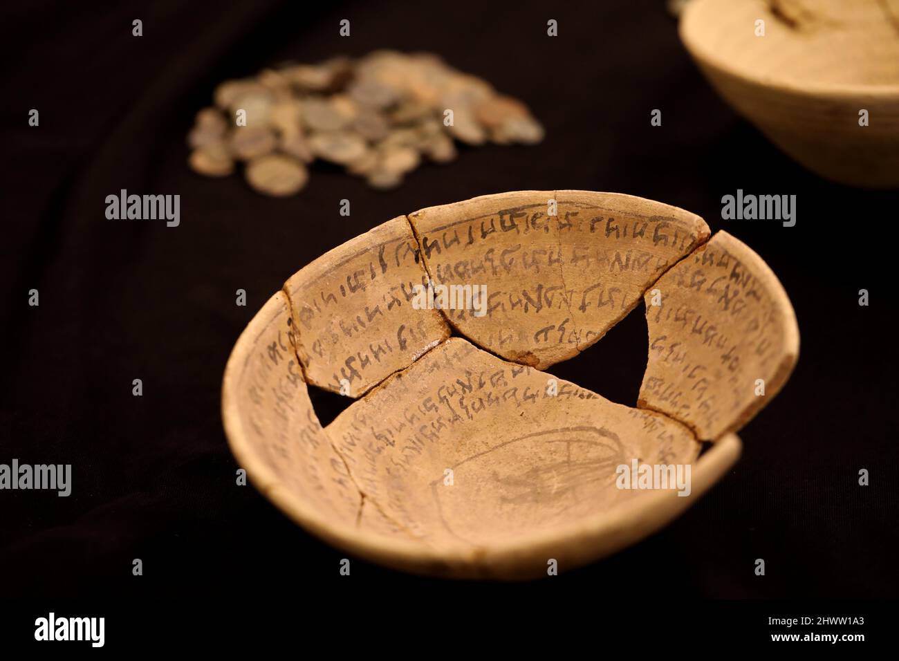Jerusalem. 7th Mar, 2022. Photo taken on March 7, 2022 shows an ancient ...