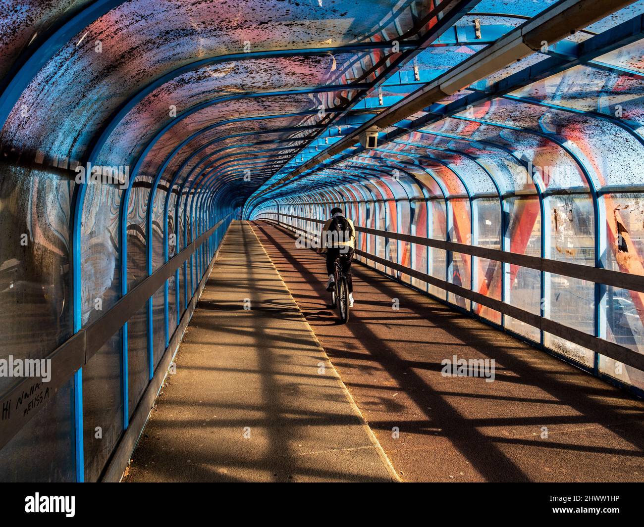 Cycling Bridge. Cycling Infrastructure UK - covered Cycling ...