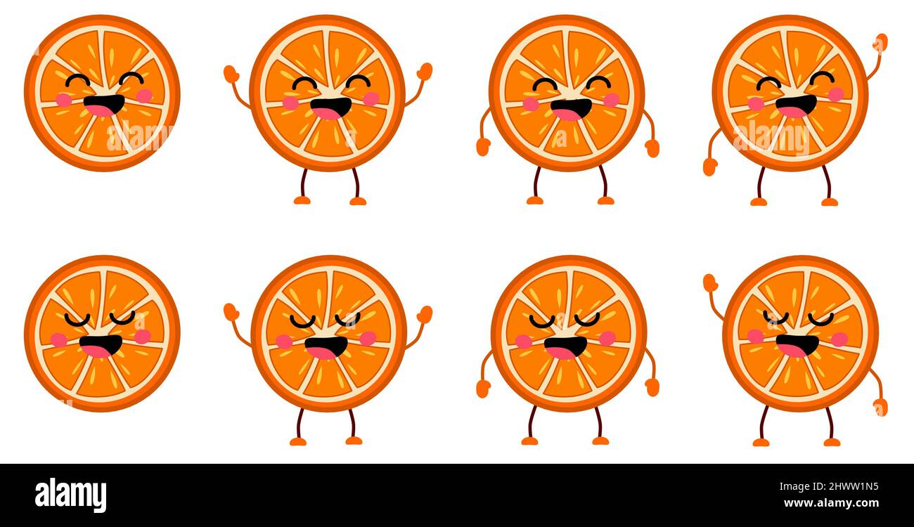 Mandarin smile Stock Vector Images - Alamy