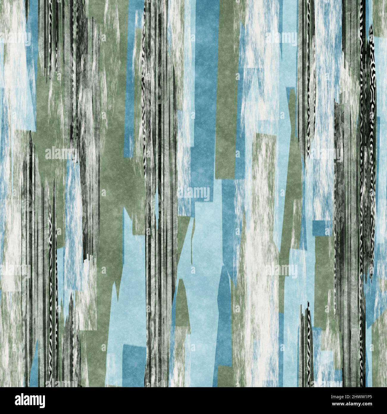 Seamless paper strip collage surface pattern design for print. High ...