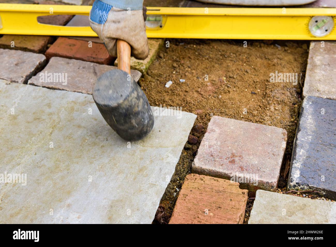 Bricklaying tools hi-res stock photography and images - Alamy