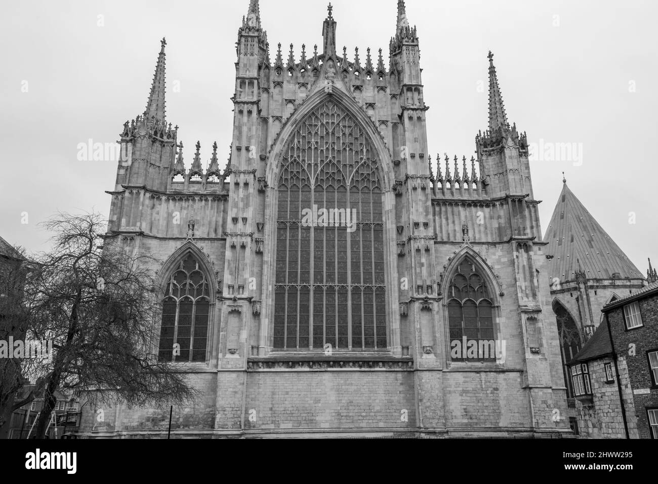 York.Yorkshire.United Kingdom.February 14th 2022.View of the great east ...