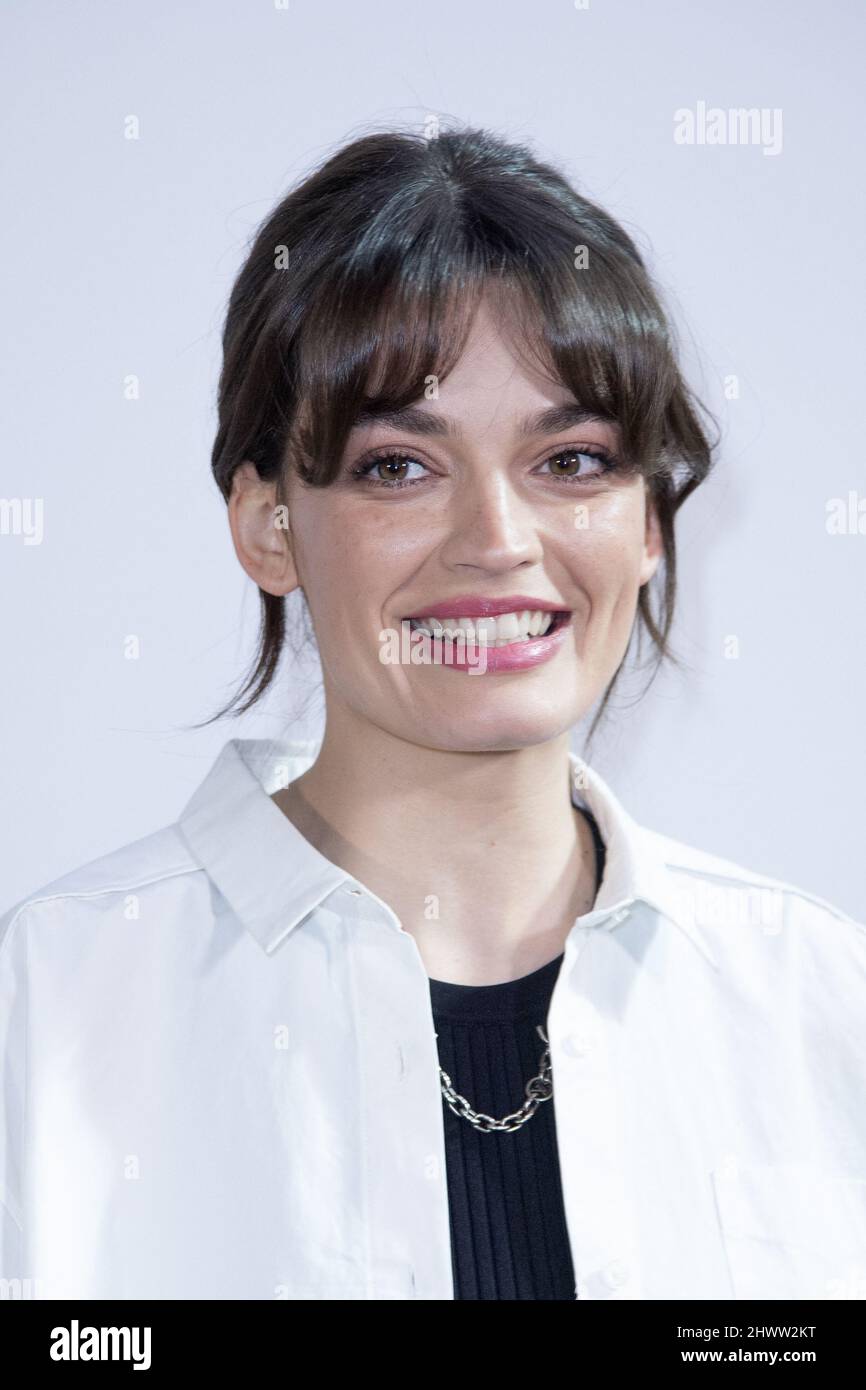 Emma Mackey attending the Louis Vuitton Womenswear Fall/Winter 2022/ ...