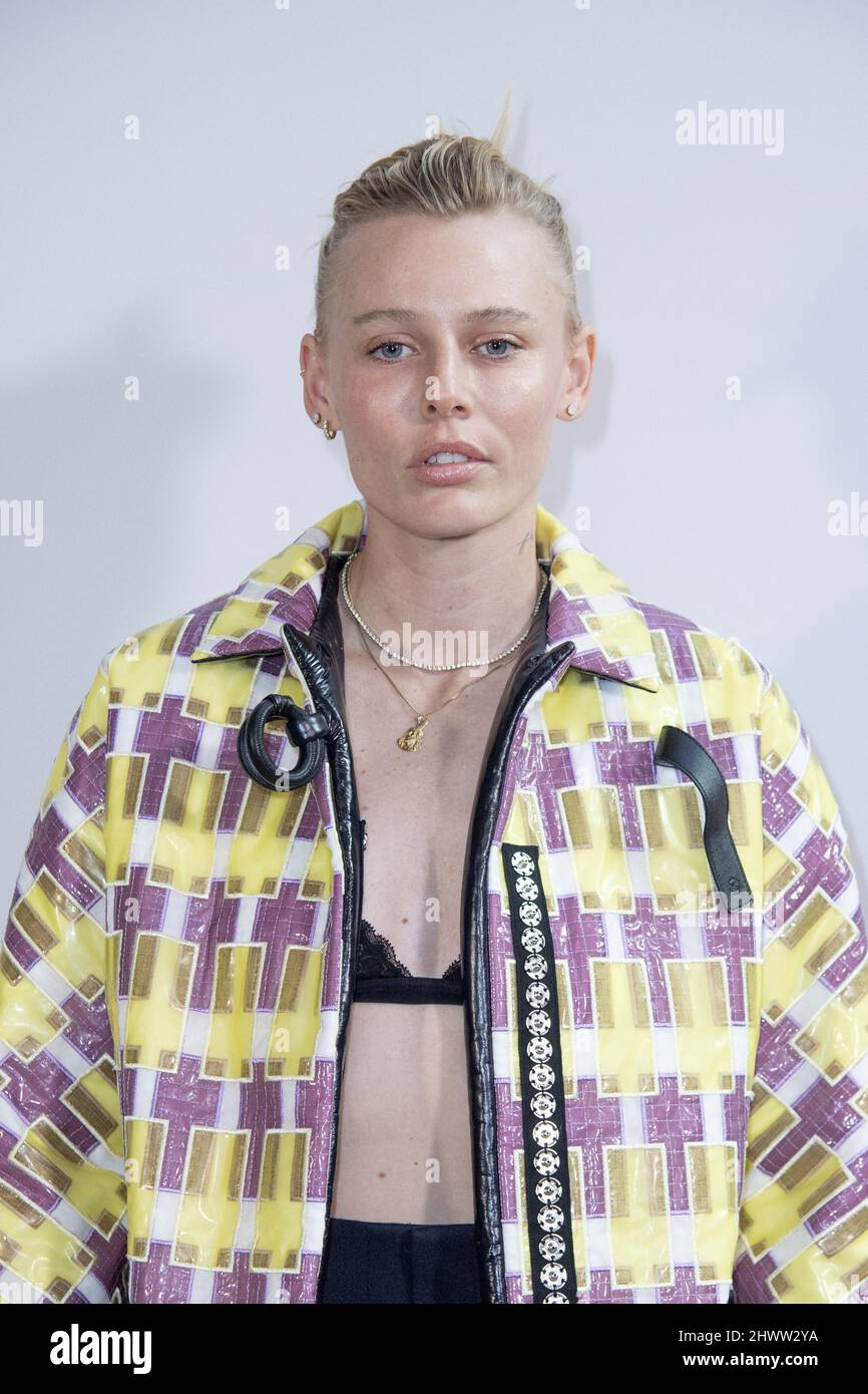 Lauren Wasser attending the Louis Vuitton Womenswear Fall/Winter 2022/ ...