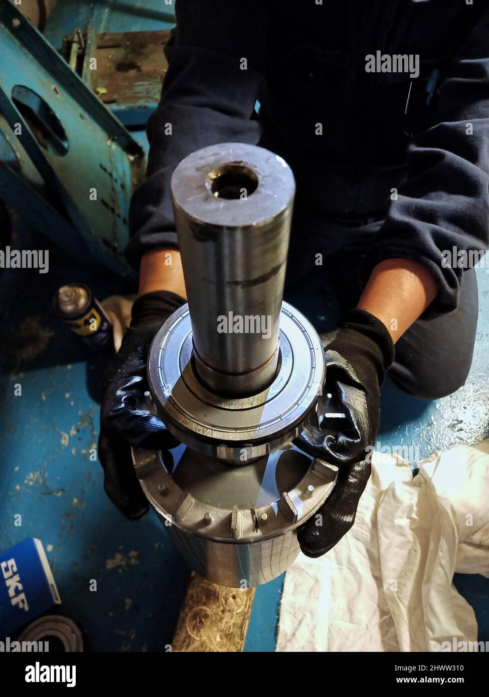 Motor overhaul on ship hi-res stock photography and images - Alamy