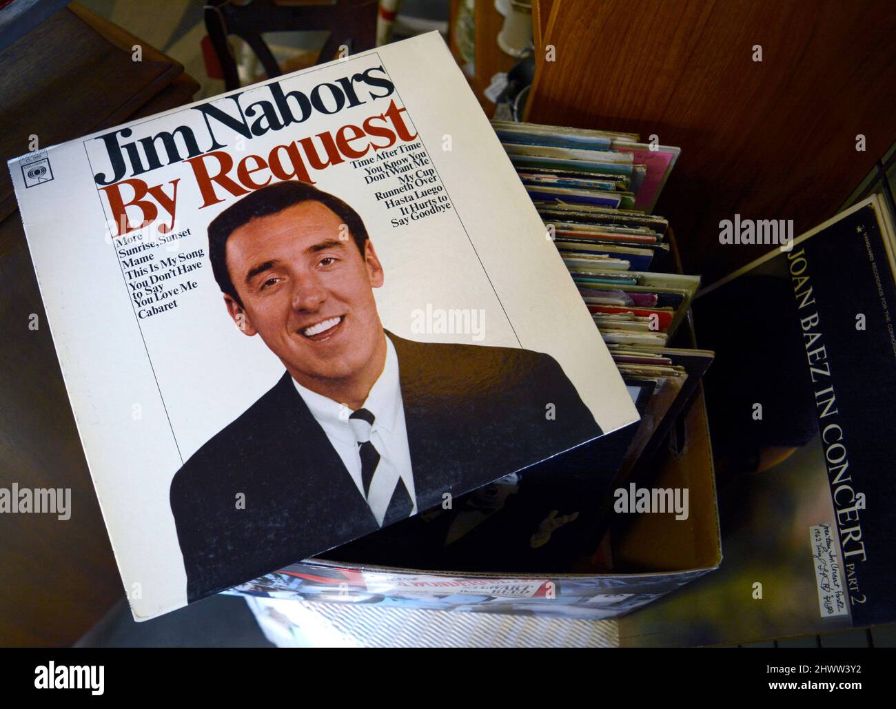 1950s record shop hi-res stock photography and images - Alamy