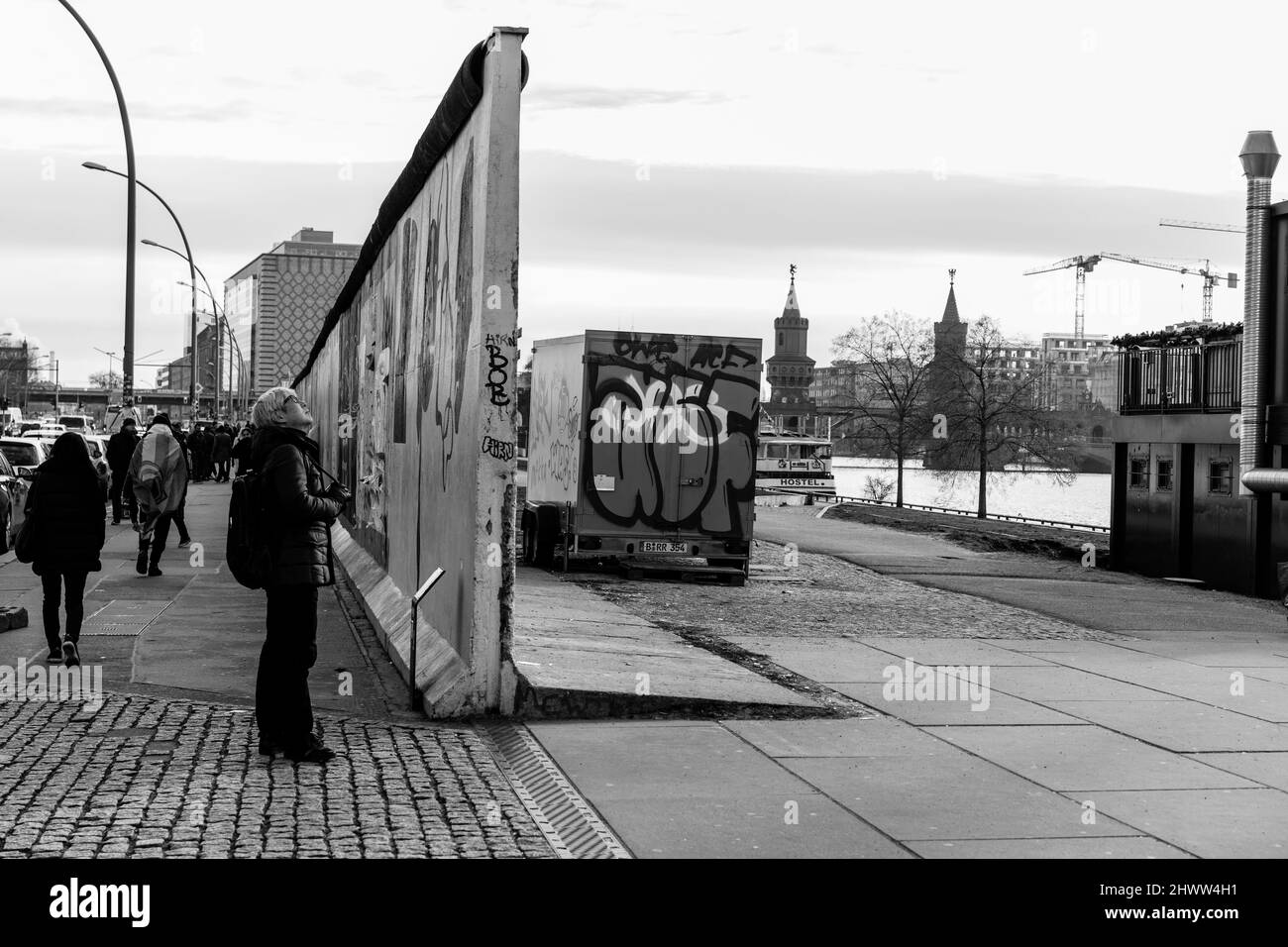 Berlin wall Black and White Stock Photos & Images - Alamy