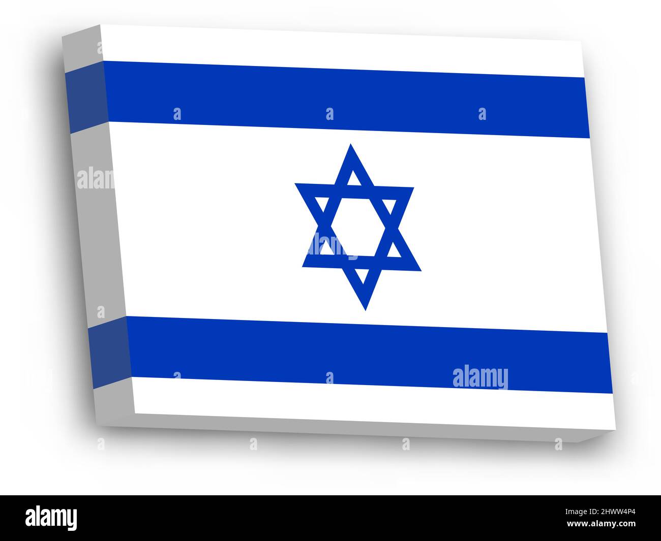 3D vector flag of Israel Stock Vector Image & Art - Alamy