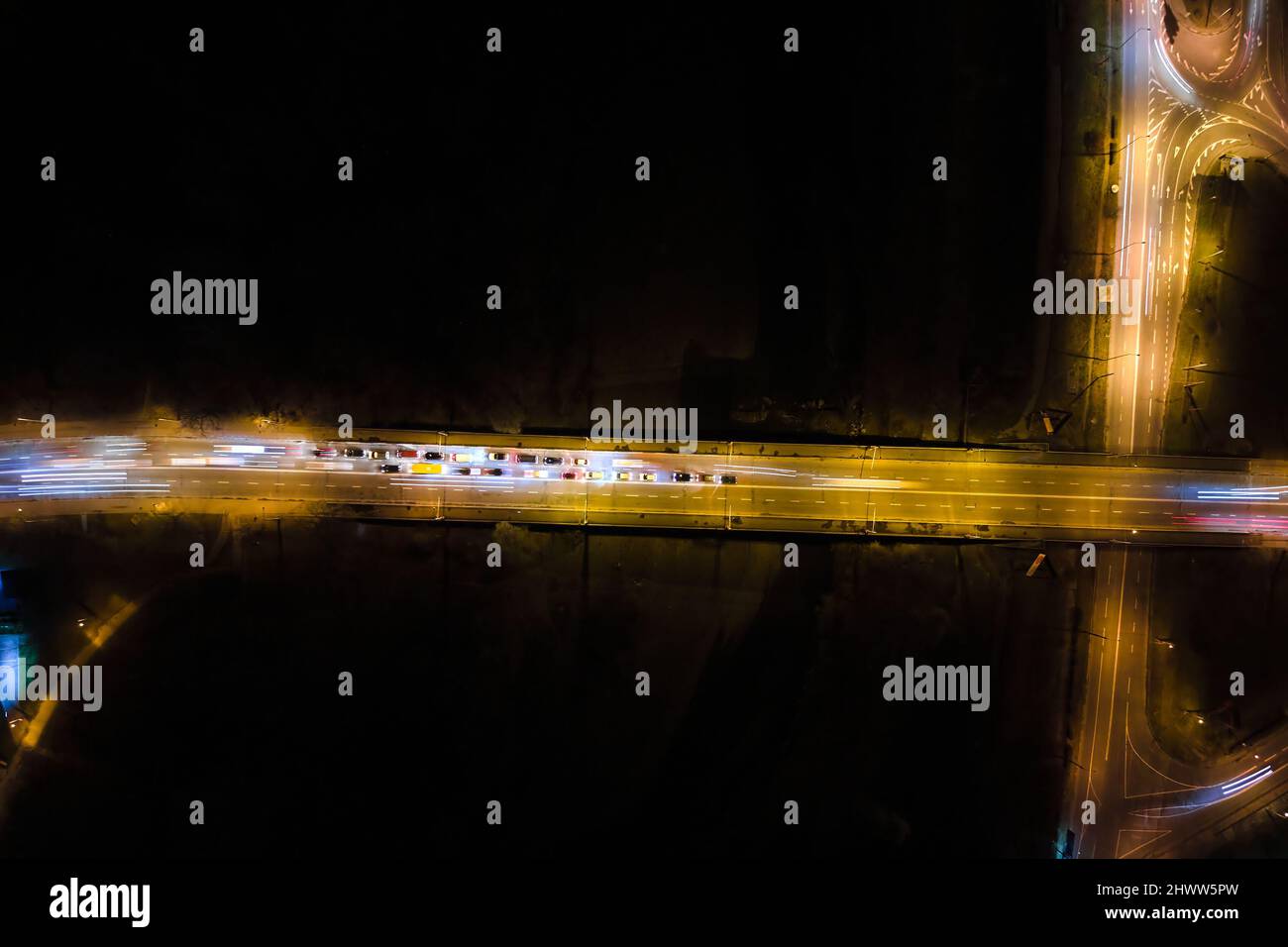 Car ligh trail hi-res stock photography and images - Alamy