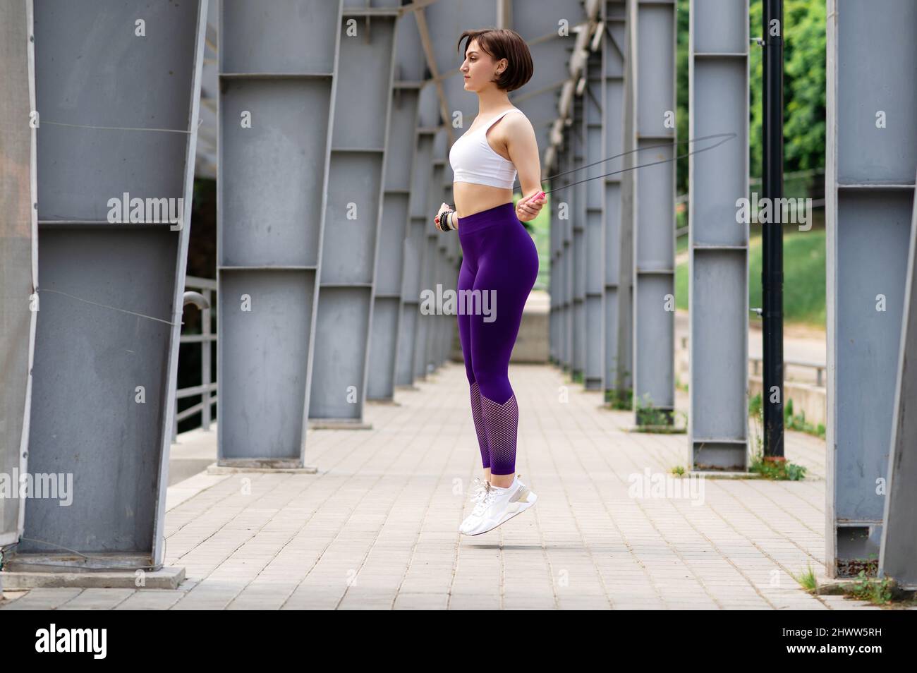 Jumping the rope hi-res stock photography and images - Alamy