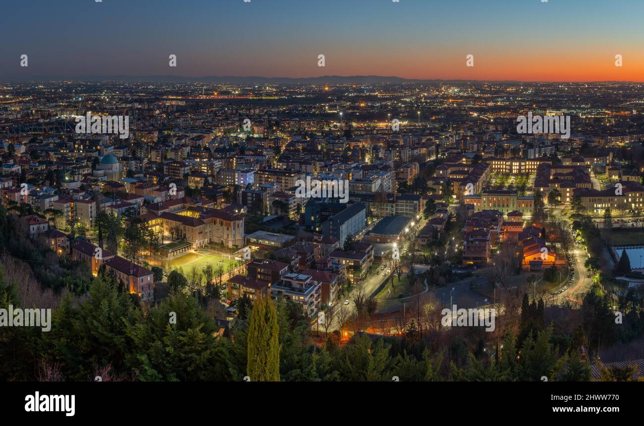 Bergamo modern town hi-res stock photography and images - Alamy