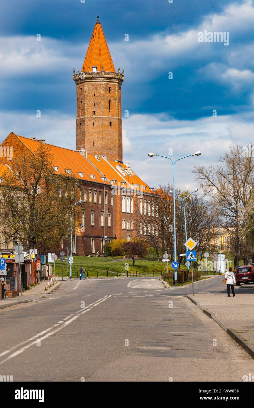 Legnica, Poland - April 2021: Facade of the Piast Castle in Legnica ...