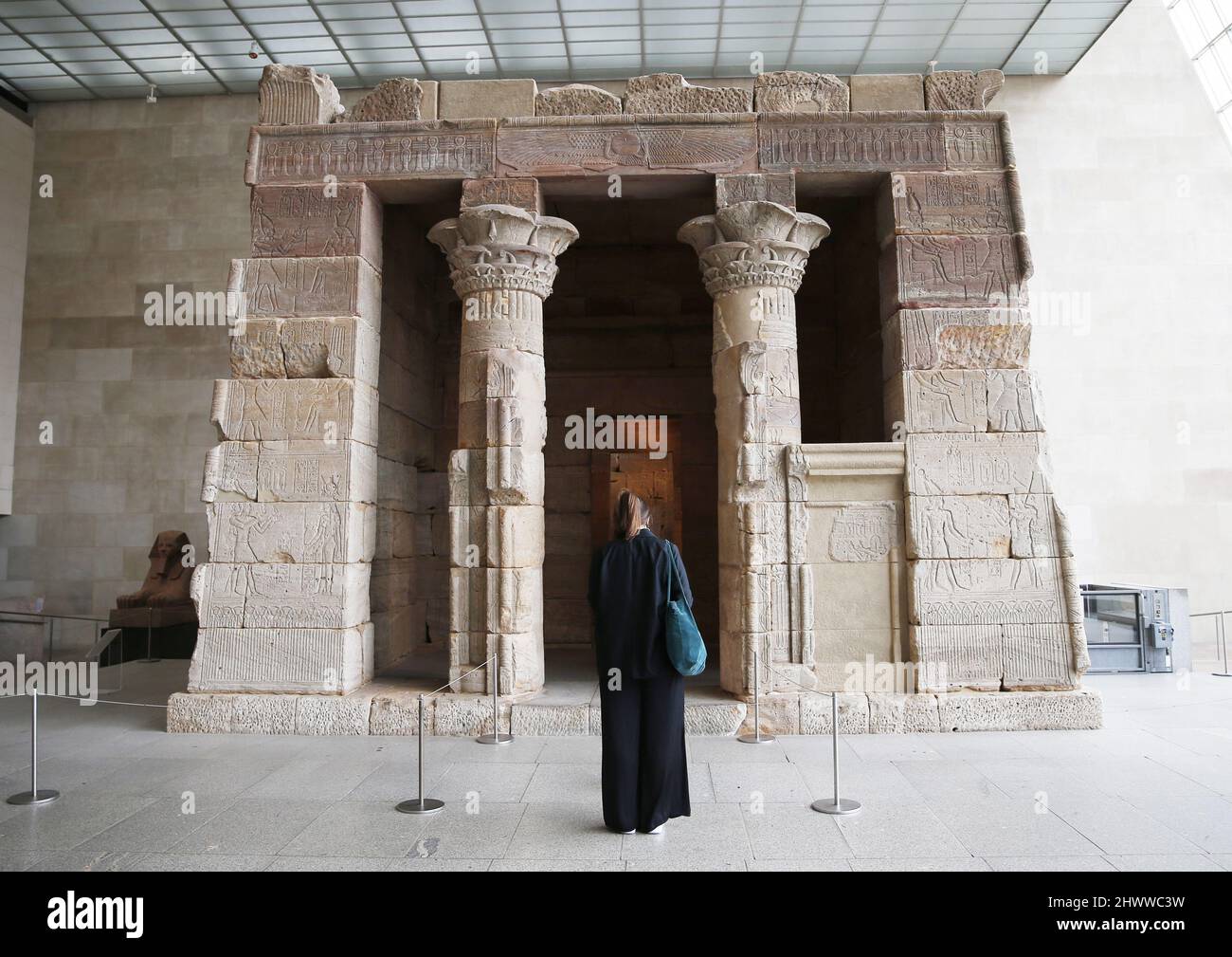 New York, United States. 07th Mar, 2022. Tourists visit the Temple of ...