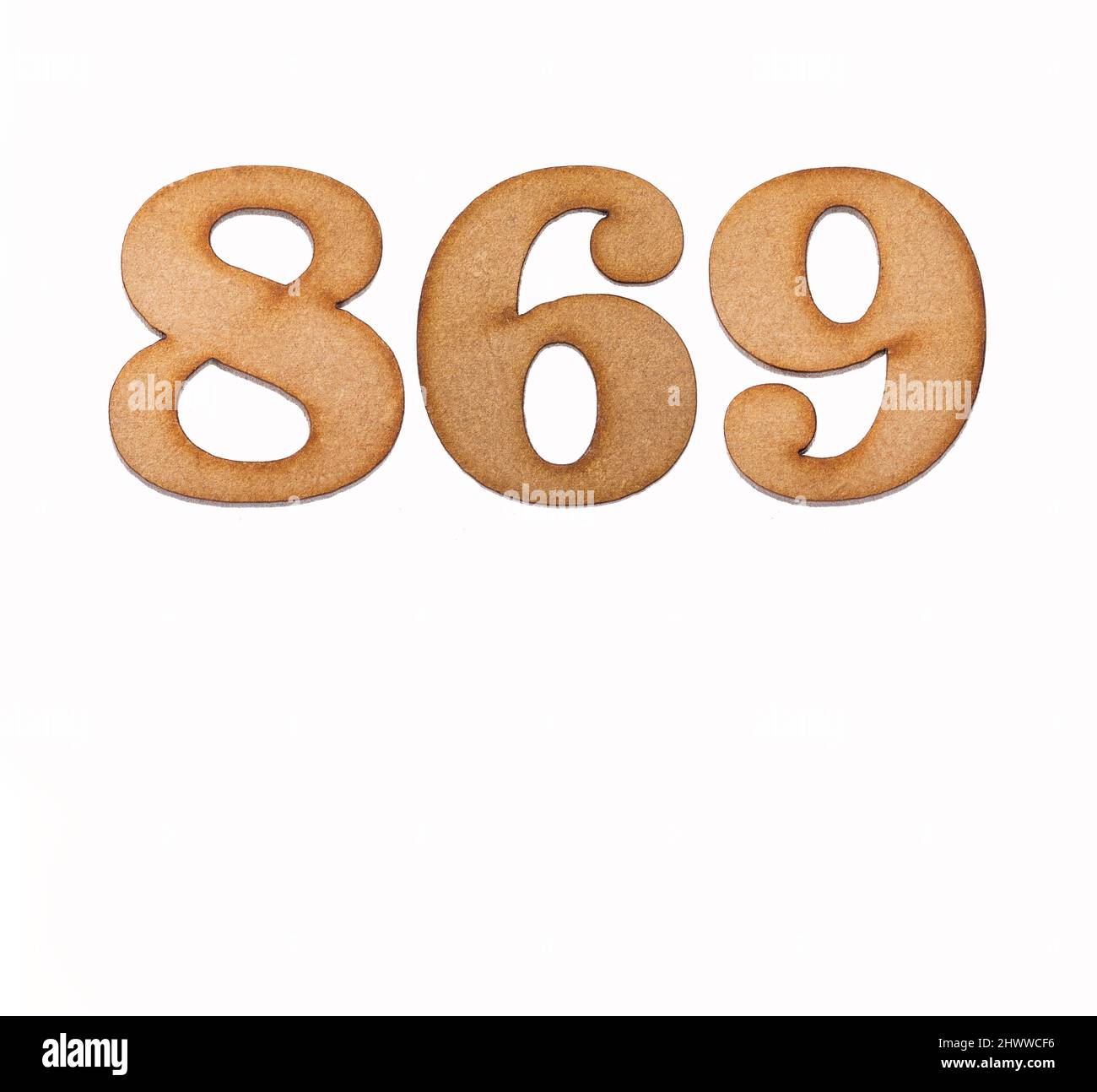 Number 869 Cut Out Stock Images & Pictures - Alamy