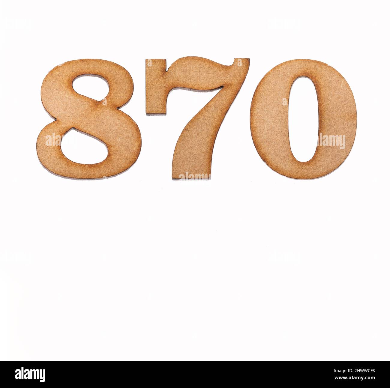 Number 870 Cut Out Stock Images & Pictures - Alamy