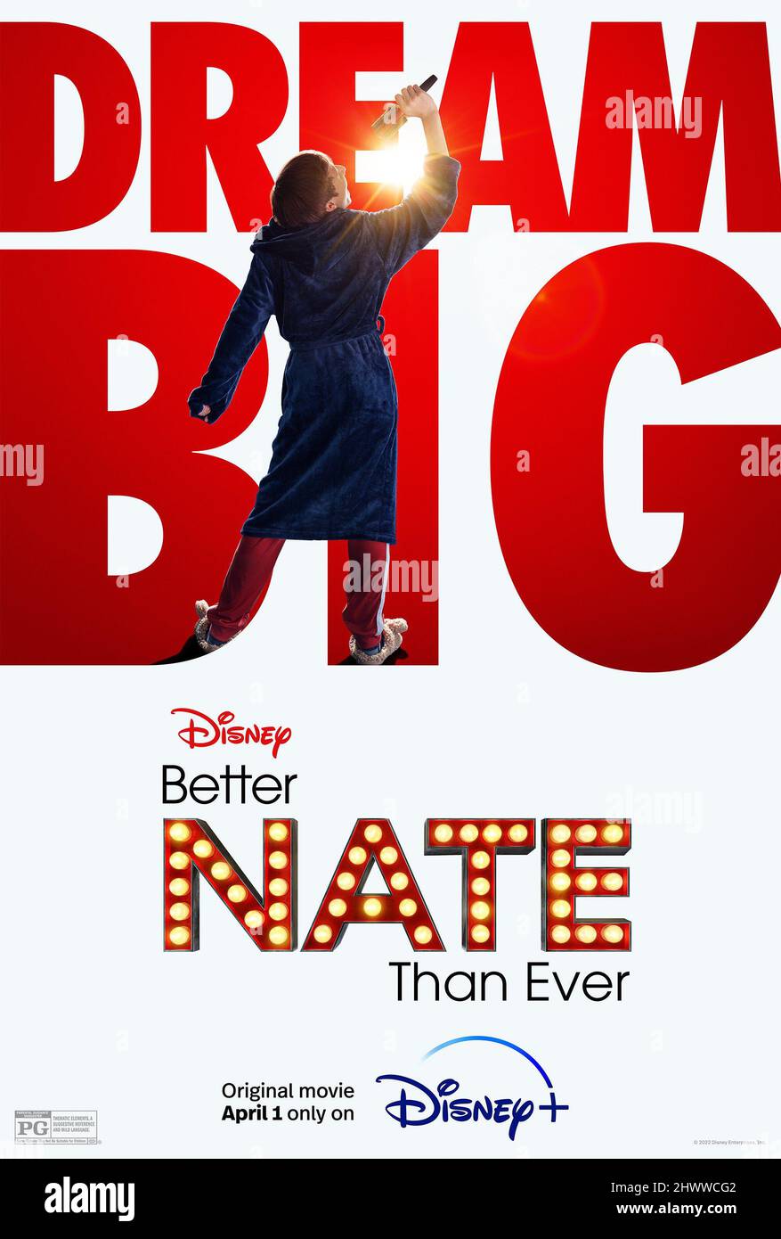 BETTER NATE THAN EVER, US poster, Rueby Wood, 2022. © Disney+ /Courtesy ...