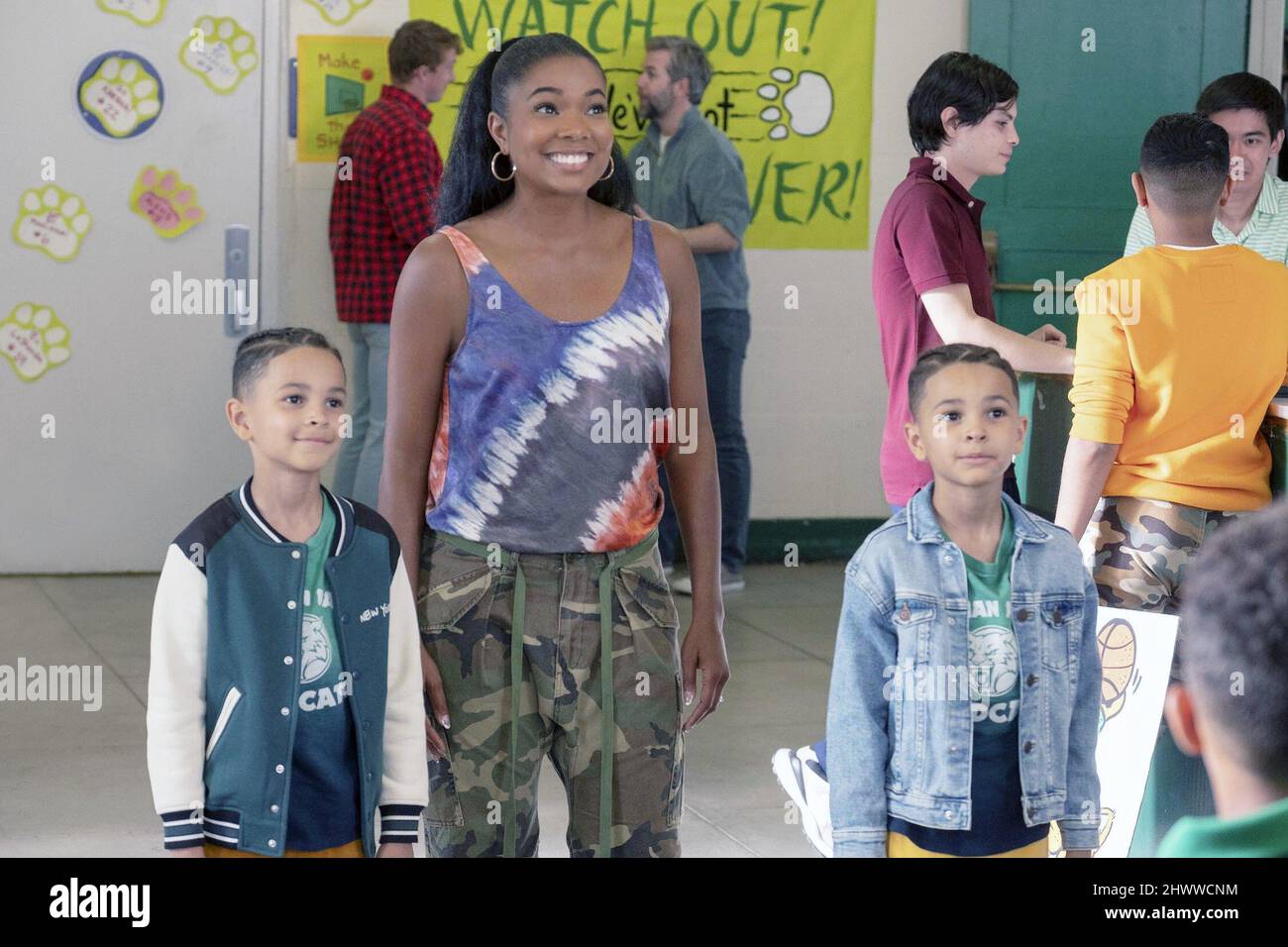 CHEAPER BY THE DOZEN, from left: Christian Cote, Gabrielle Union ...