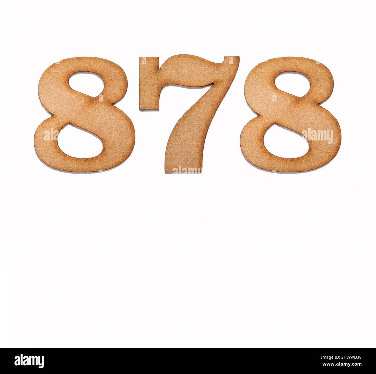 Number 878 Cut Out Stock Images & Pictures - Alamy