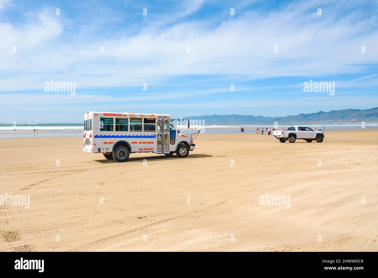 Oceano, California, USA - February 27, 2022. Dune buggy off road tour ...