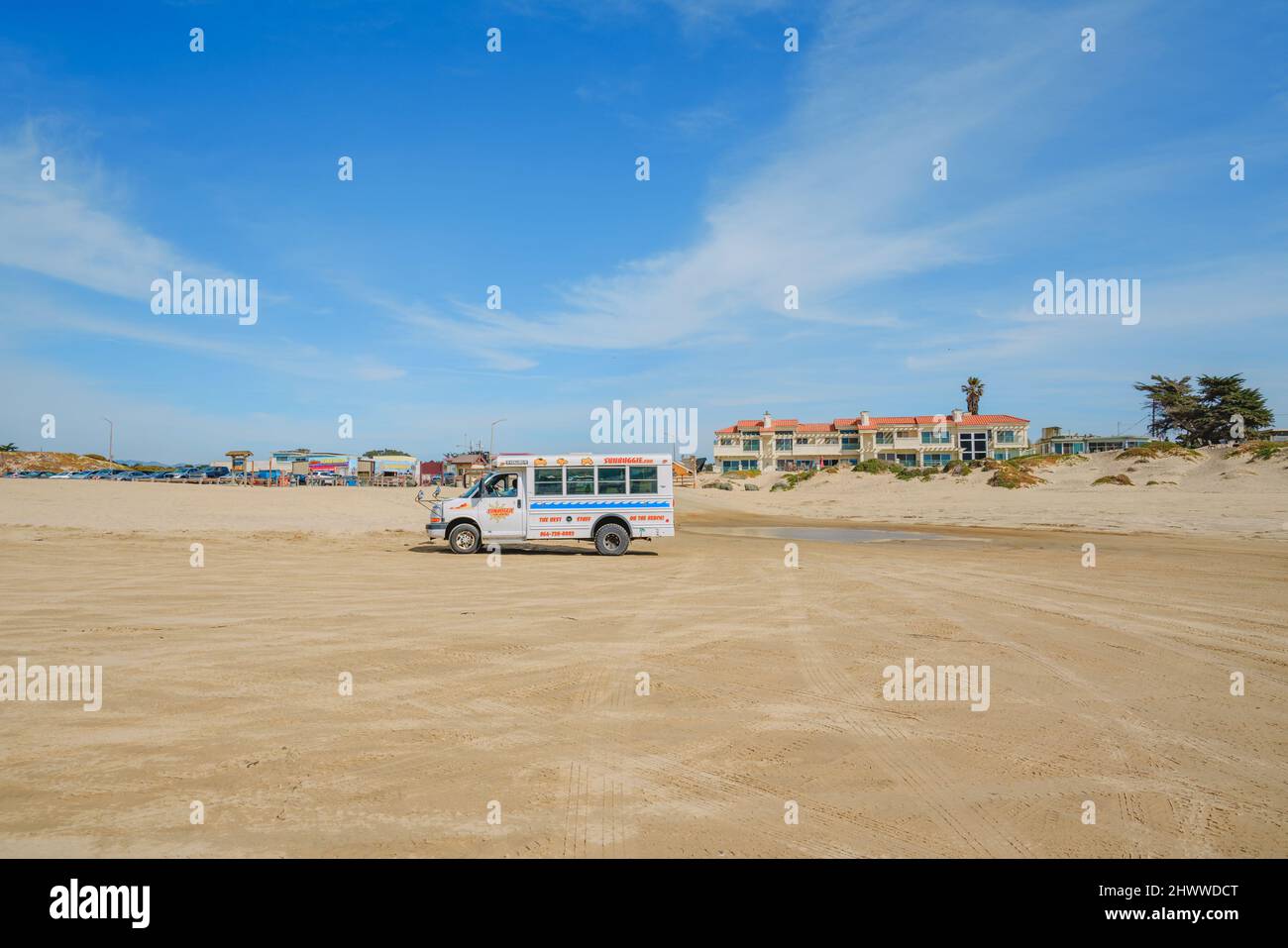 Oceano, California, USA - February 27, 2022. Dune buggy off road tour ...
