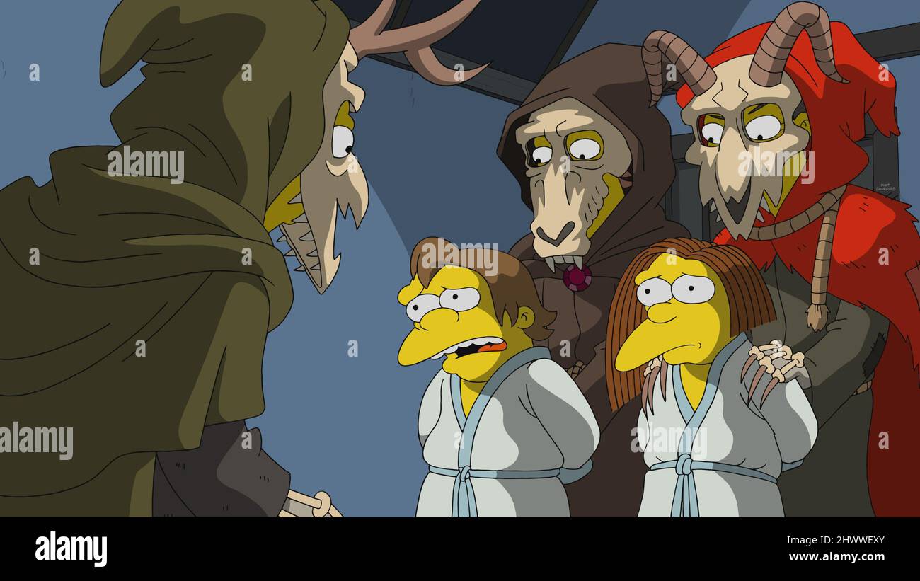 THE SIMPSONS, from left: Nelson Muntz (voice: Nancy Cartwright), Dolph ...