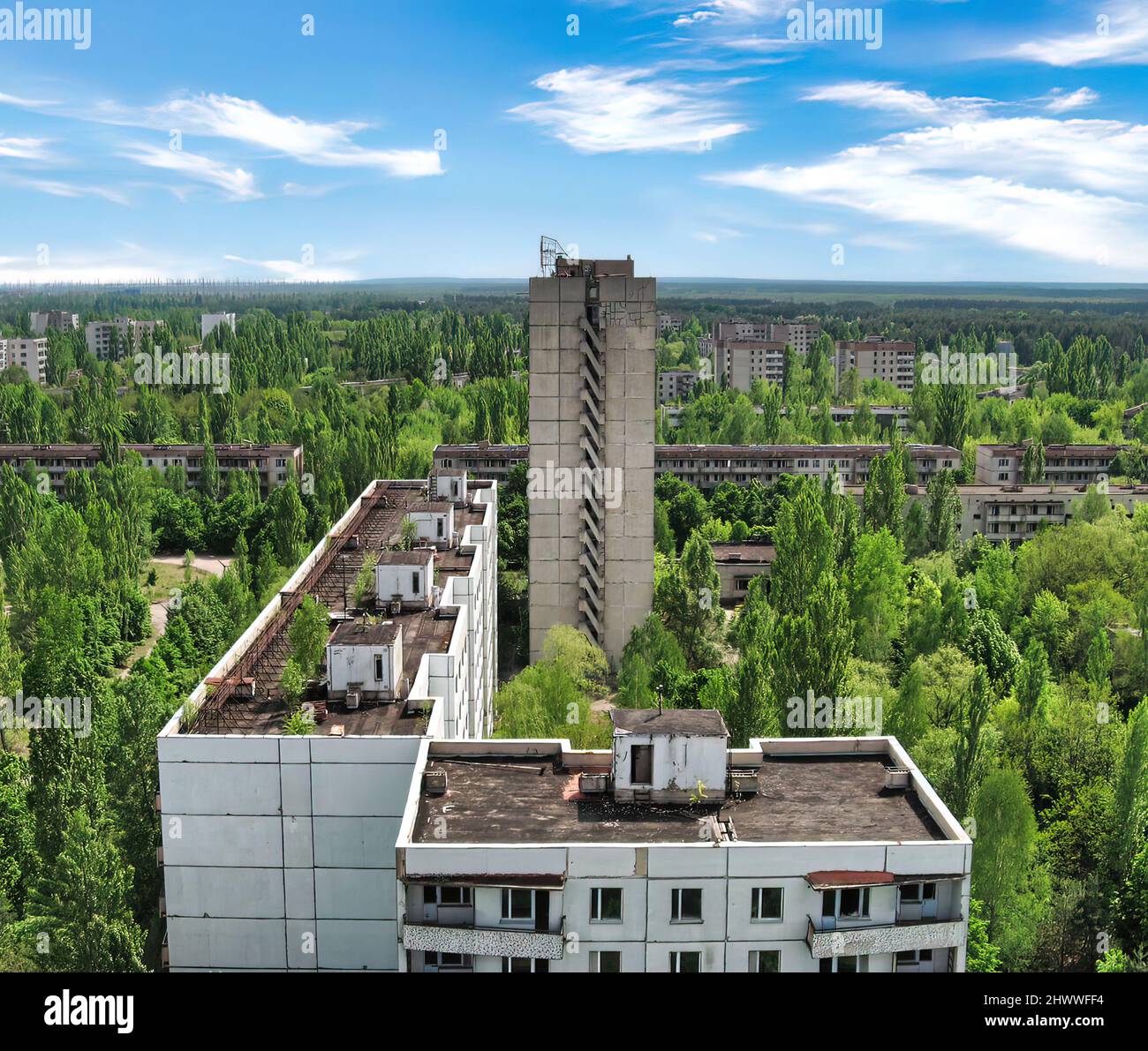 A disturbing look at what remains of the "radioactive" structures of ...