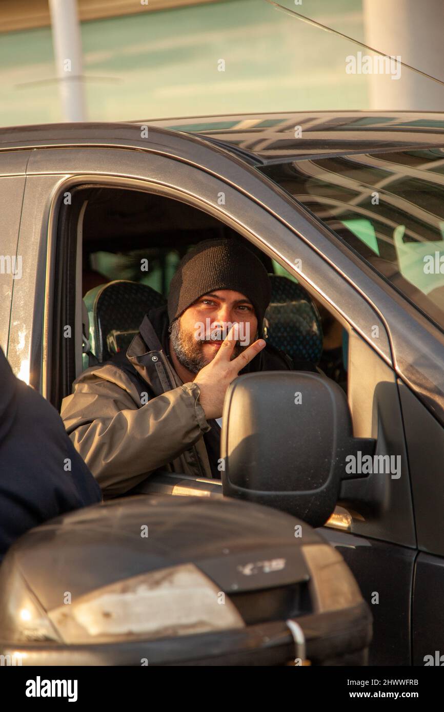 Naples, Italy. 28th Feb, 2022. Italian actor and director Marco D'amore ...