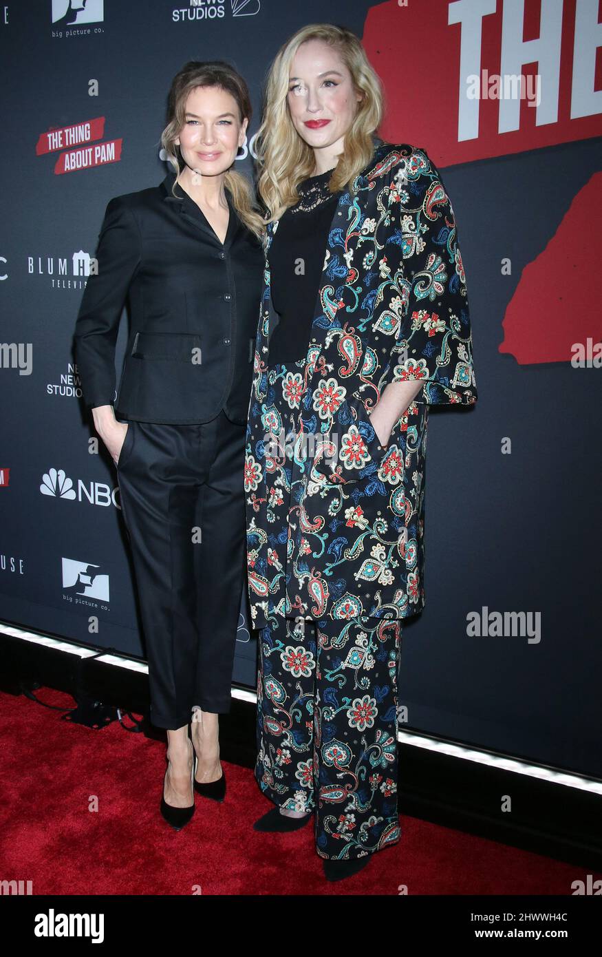 New York, NY, USA. 7th Mar, 2022. Renee Zellweger and Jenny Klein at ...