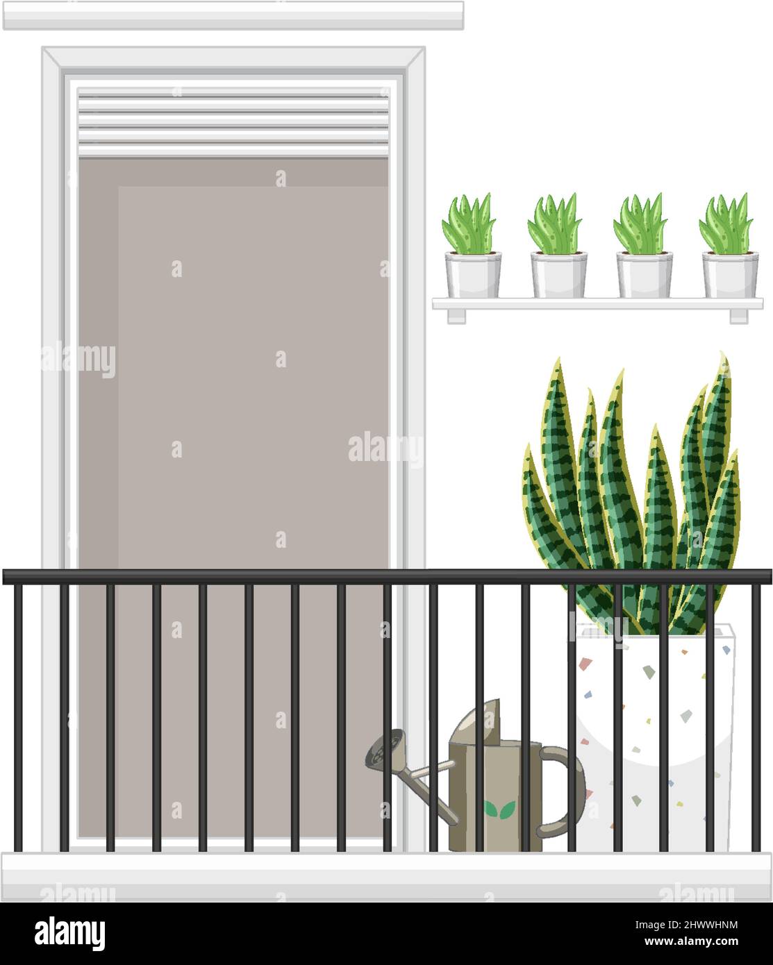 Balustrade outside Cut Out Stock Images & Pictures - Alamy