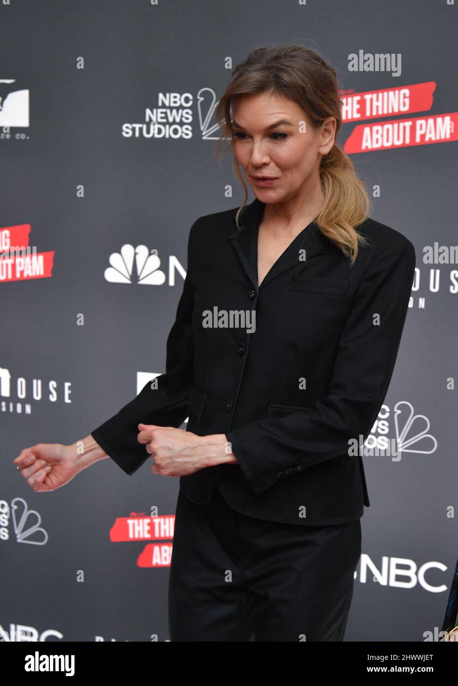 Renee Zellweger attends NBC's "The Thing About Pam" screening at the ...