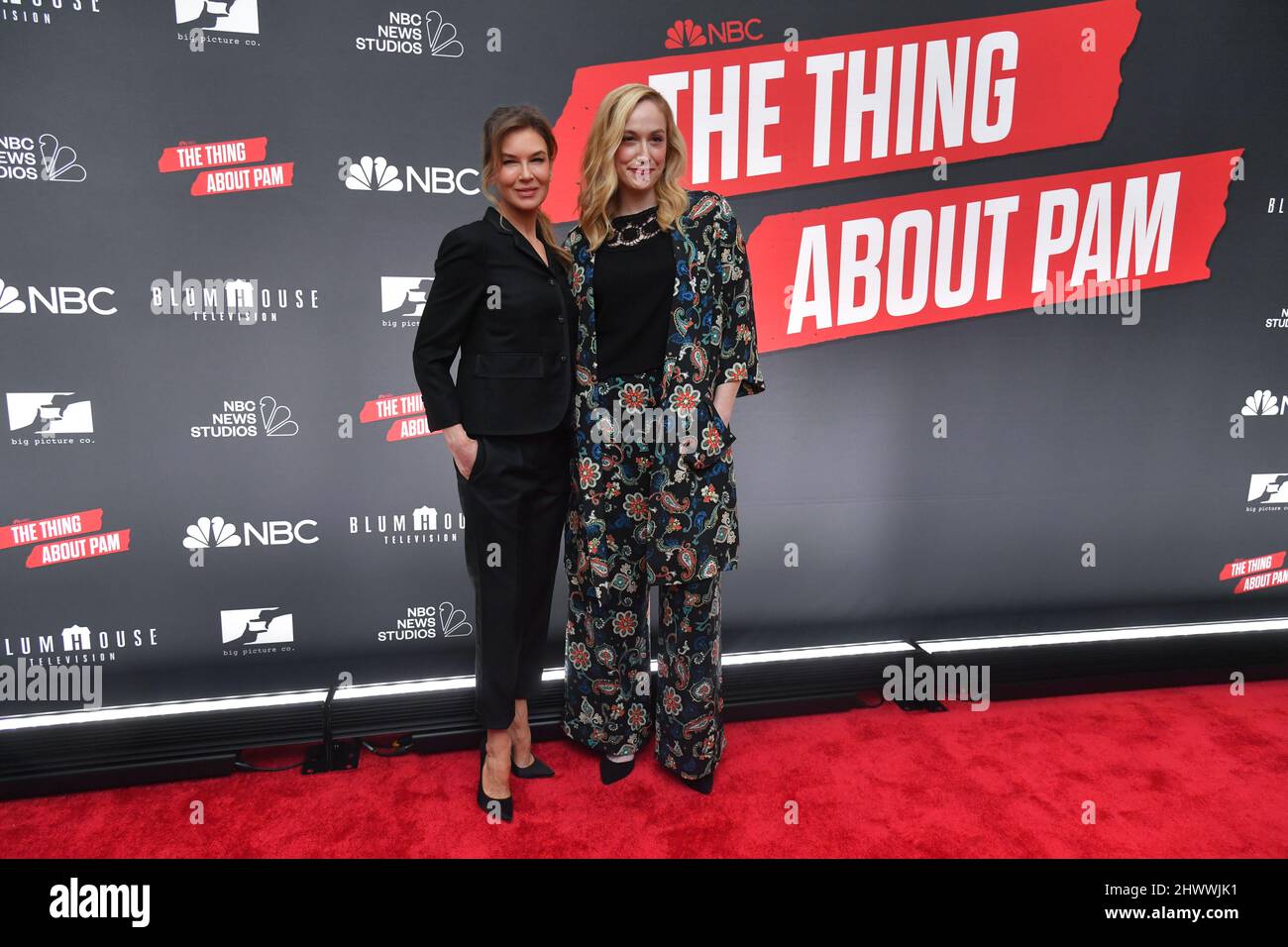 Renée Zellweger and Jenny Klein attend NBC's "The Thing About Pam ...