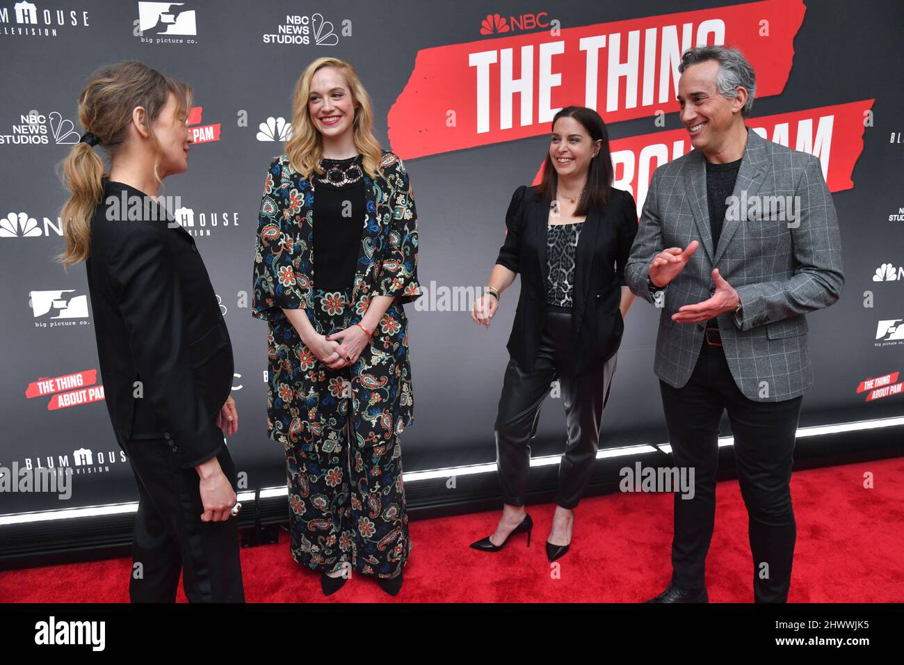 Renee Zellweger, Liz Cole, Jenny Klein and Jeremy Gold attend NBC's ...