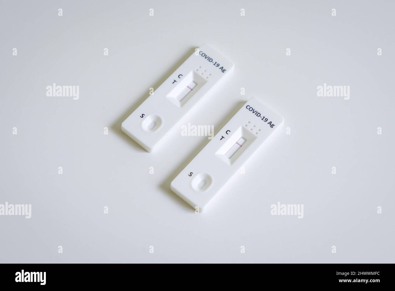 Two covid 19 antigen rapid test hi-res stock photography and images - Alamy