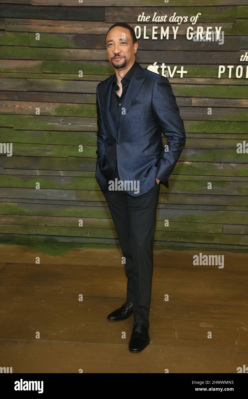 Los Angeles, Ca. 7th Mar, 2022. Damon Gupton at the Apple TV premiere ...