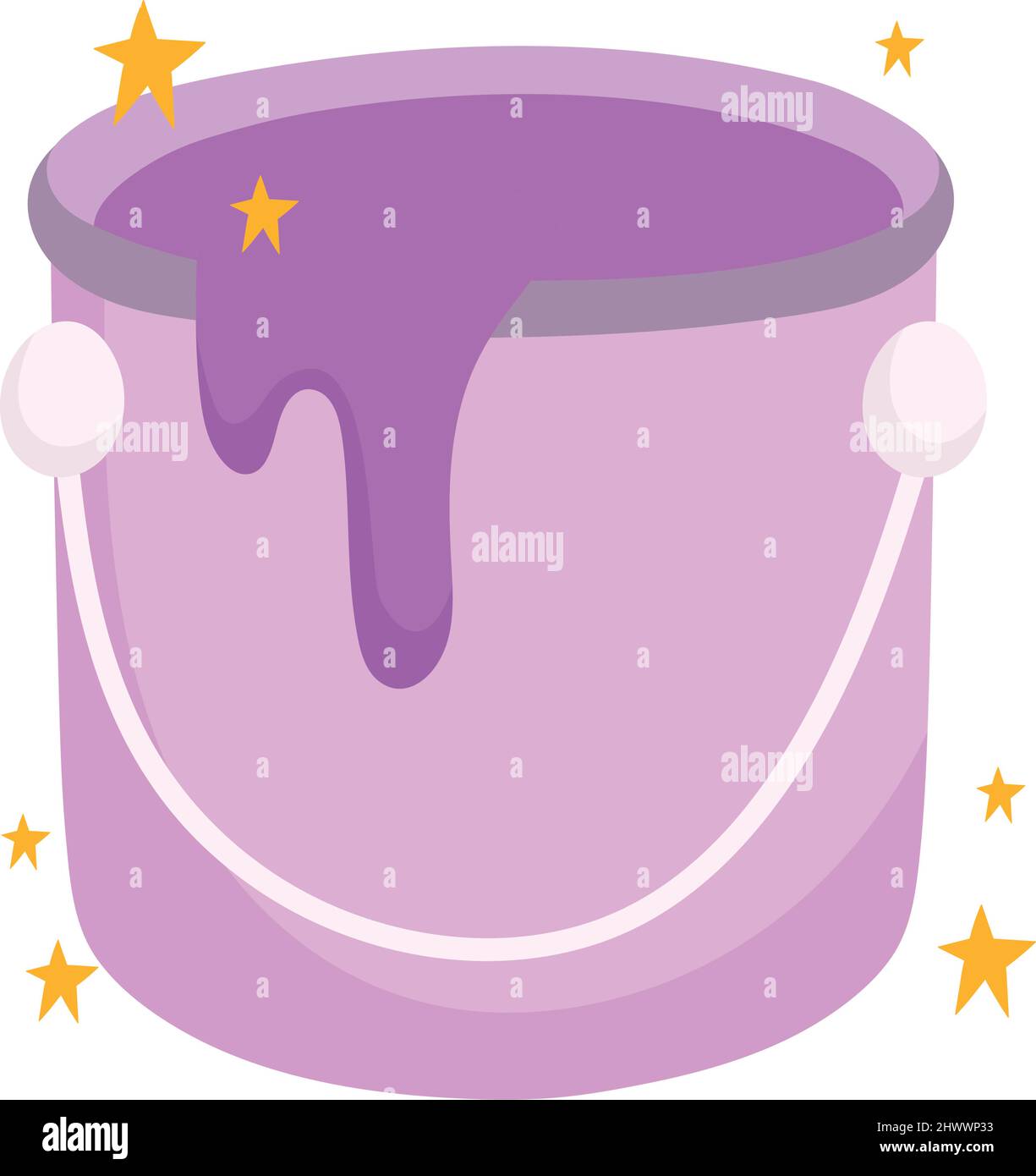 paint color bucket Stock Vector Image & Art - Alamy