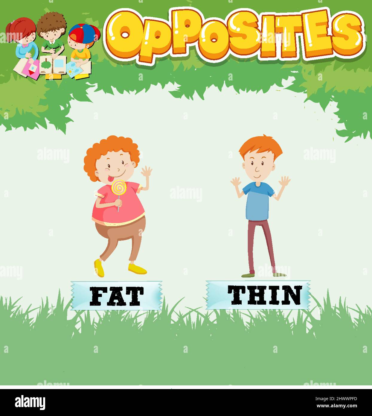 School obesity Stock Vector Images - Alamy