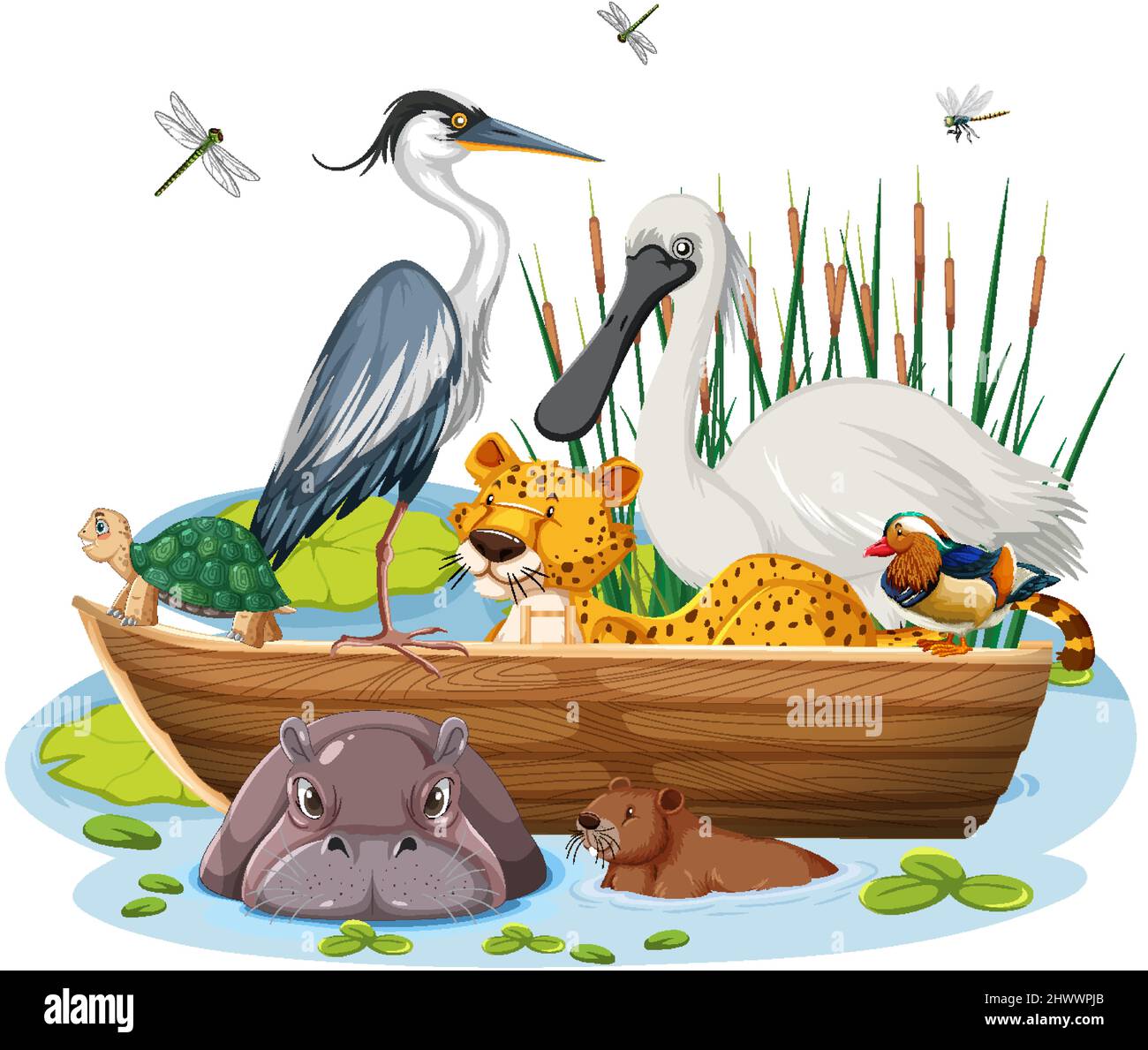Boat duck Cut Out Stock Images & Pictures - Alamy